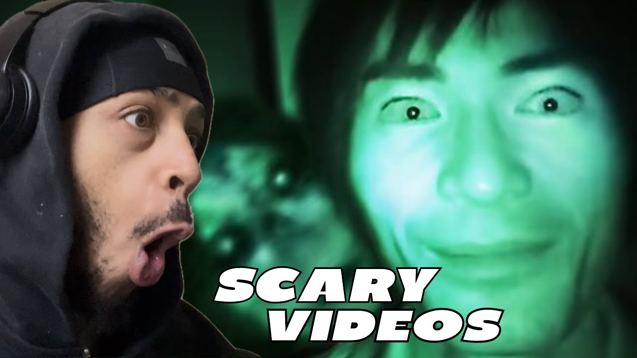 10 SCARY Videos for FULL SCREEN TERROR! (Nuke's Top 5) [REACTION] - YouTube