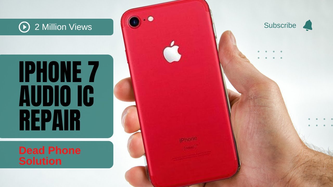 iPhone 7 audio IC All ic repair | #ussamagsm - YouTube