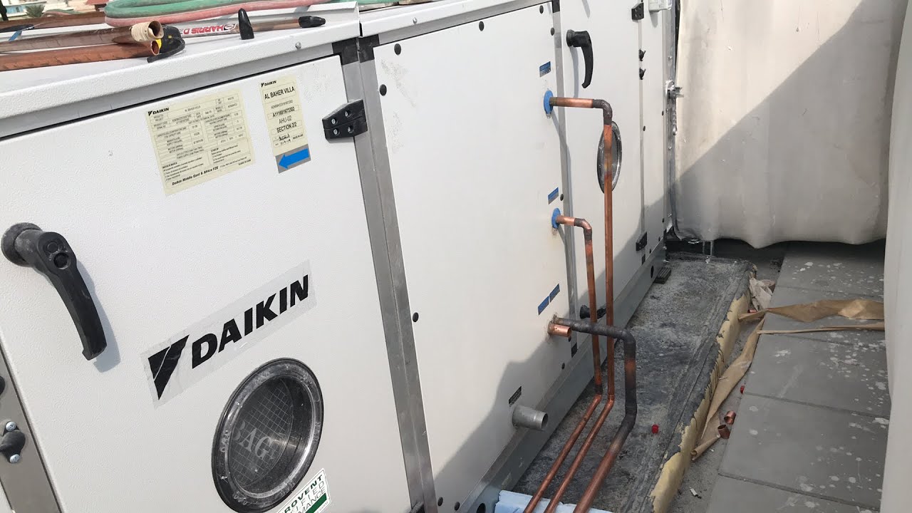 Ahu piping fixing Iive by - YouTube