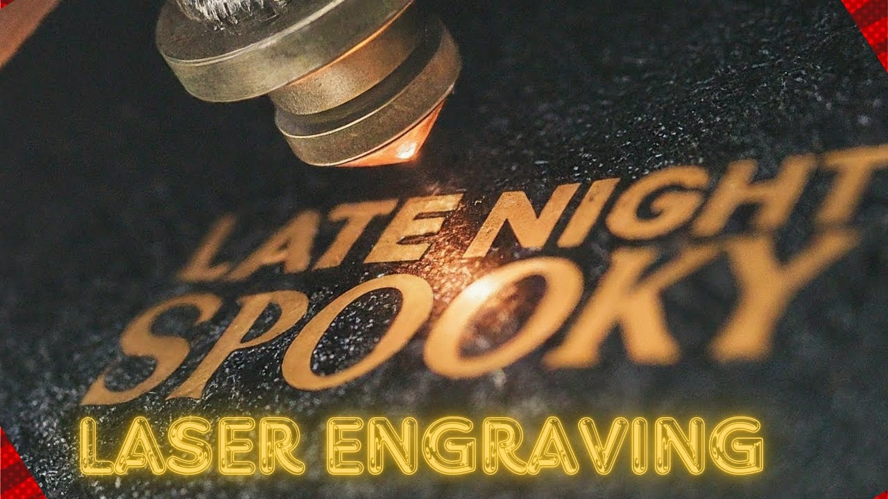 Late Night Spooky Laser Engraving #xtoolf1 - YouTube