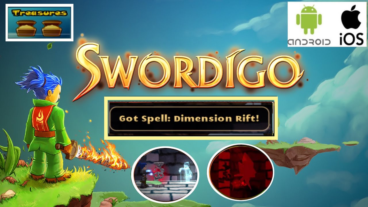 Swordigo : Hall of trials | Dimension rift spell | part 27 - YouTube