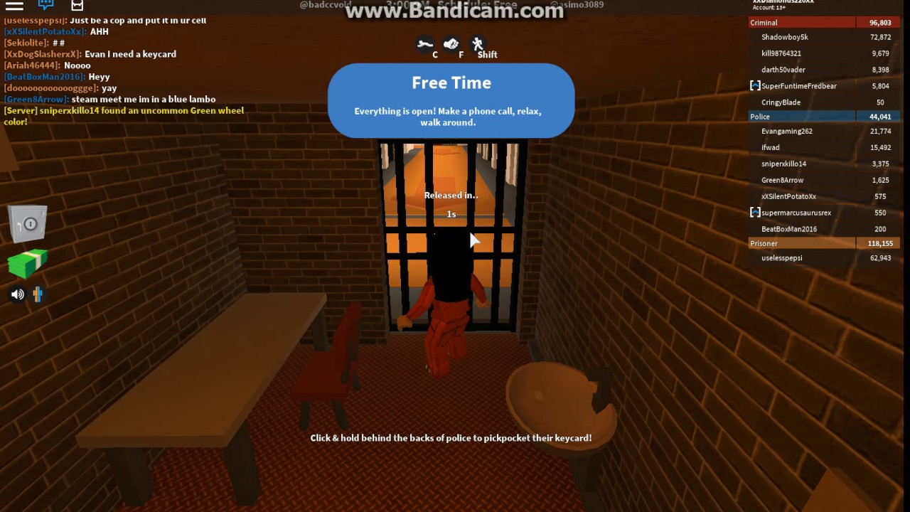 Jail Break - Trying To Escape Jail and Arresting Criminals - Roblox ...