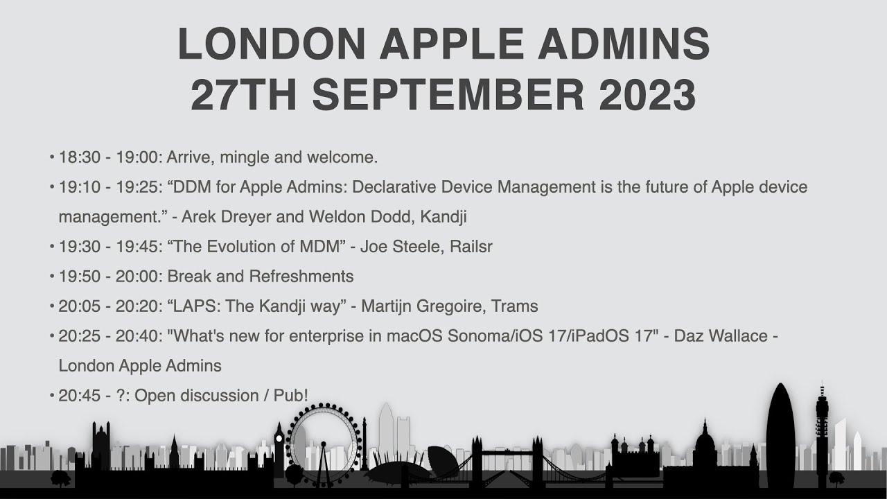 28th September 2023 - Meet Up @ Kandji - YouTube