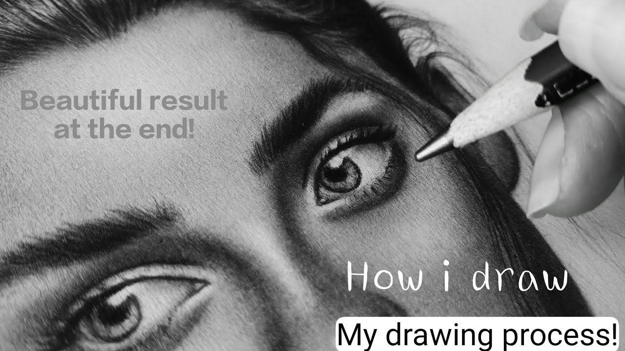 Watch my drawing process | my drawing closeup | watch how I draw ...