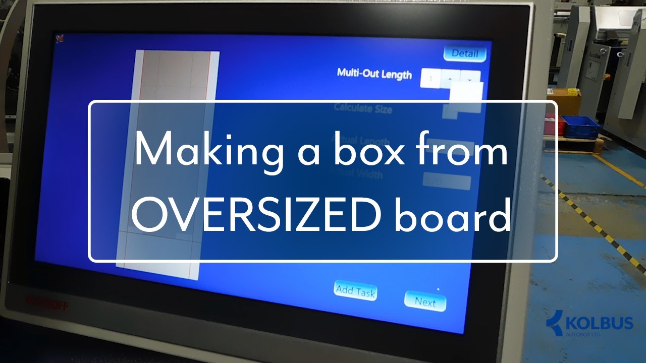 How to make a box from oversized board - YouTube