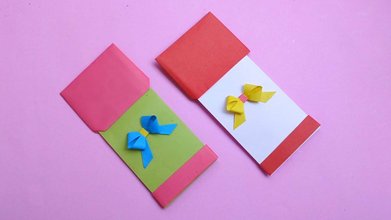 How to make paper pencil case | Origami pencil case | DIY Pen case ...