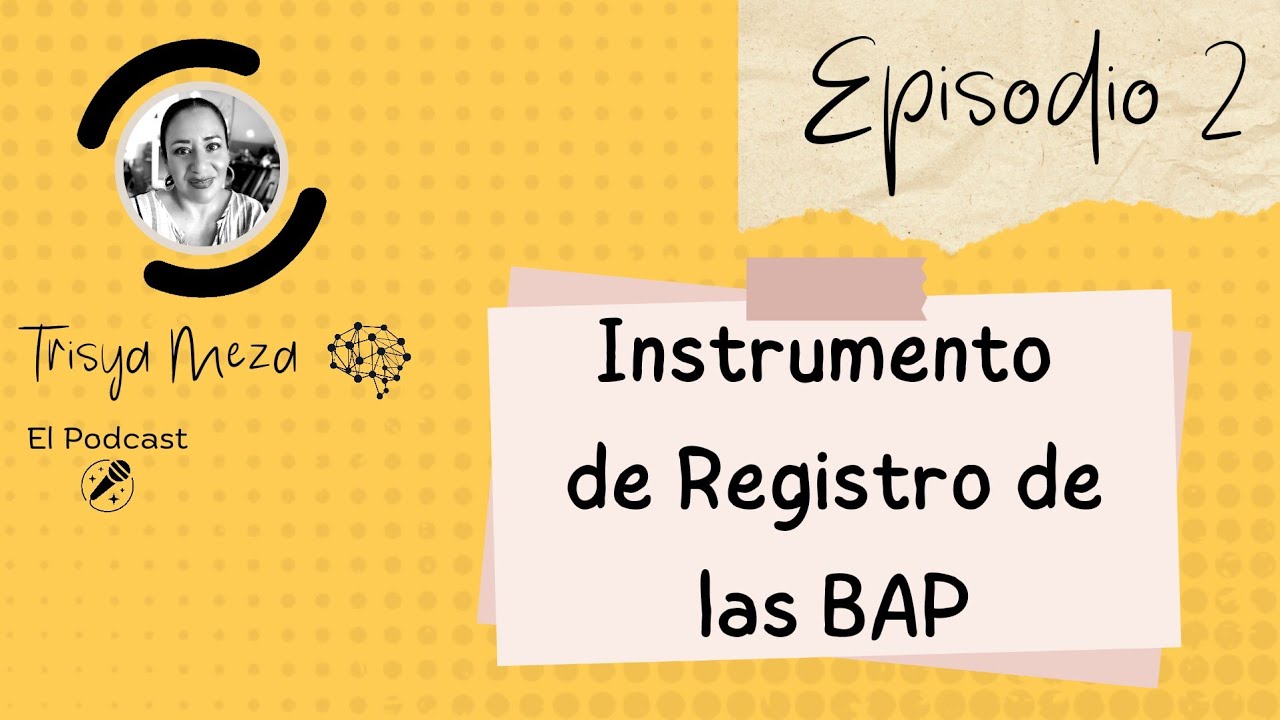 El Podcast - El Instrumento de Registro de las BAP. Episodio 2 - YouTube