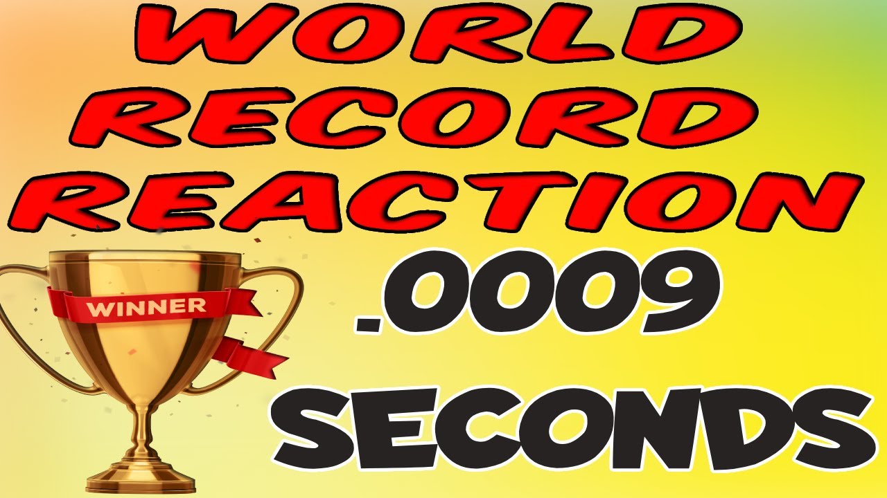 The Shortest Video Ever | World Record Reaction | Fastest reaction ever ...
