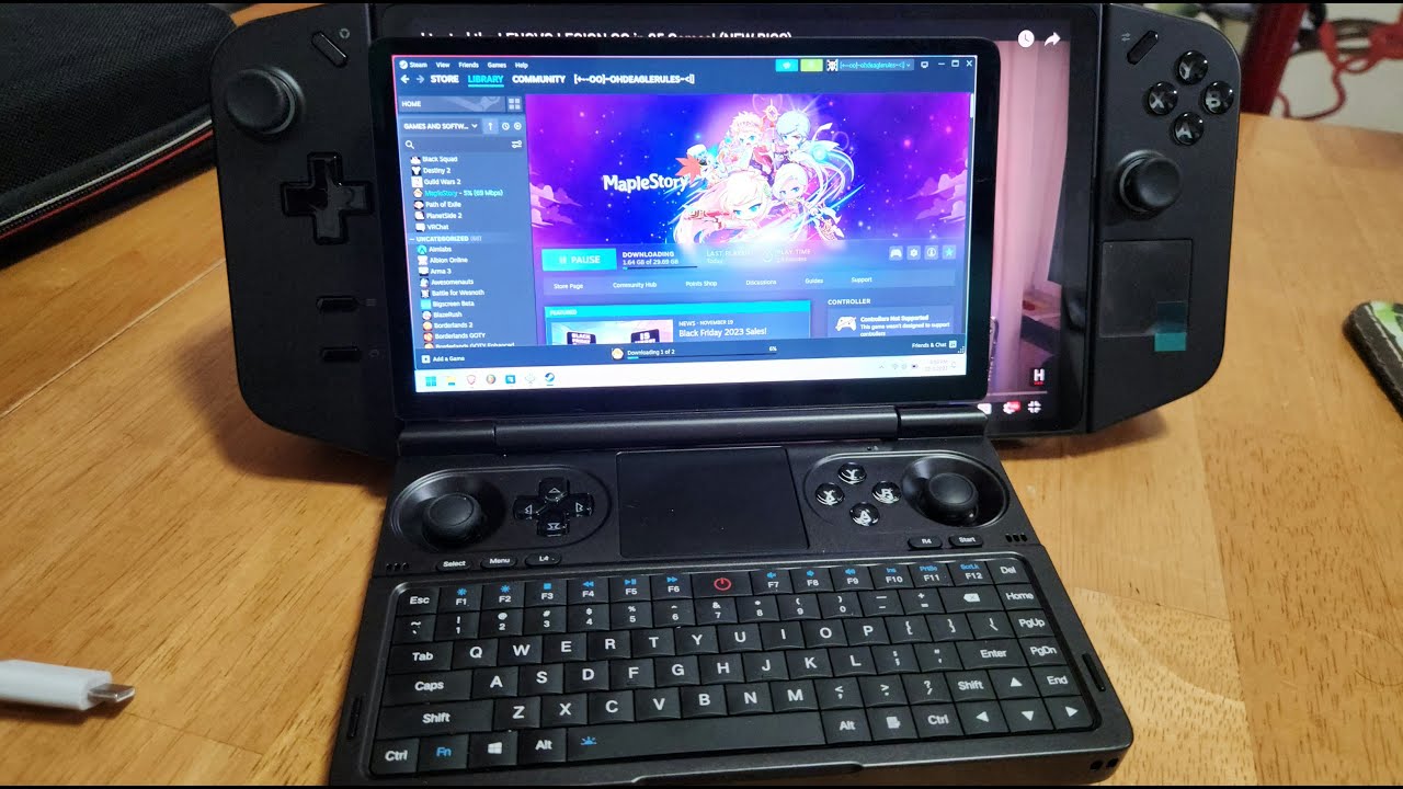 GPD Win Mini, first impressions vs Legion Go and Nintendo Switch - YouTube