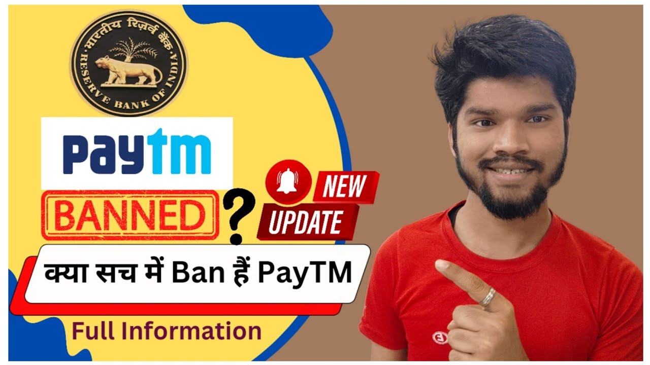RBI Announced For PayTM Bank Account Banned | PayTM News Update - YouTube