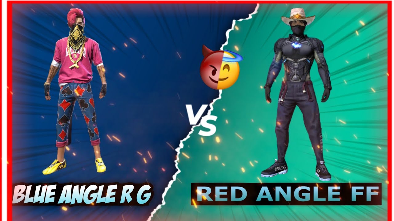 1VS1coustum challenge Blue angle Rohan gaming 🆚 red angle ff video for ...