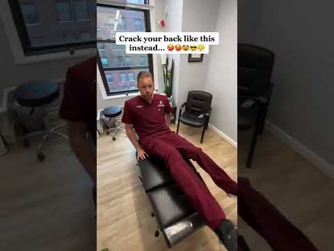 HOW TO CRACK YOUR BACK SAFELY At Home - YouTube