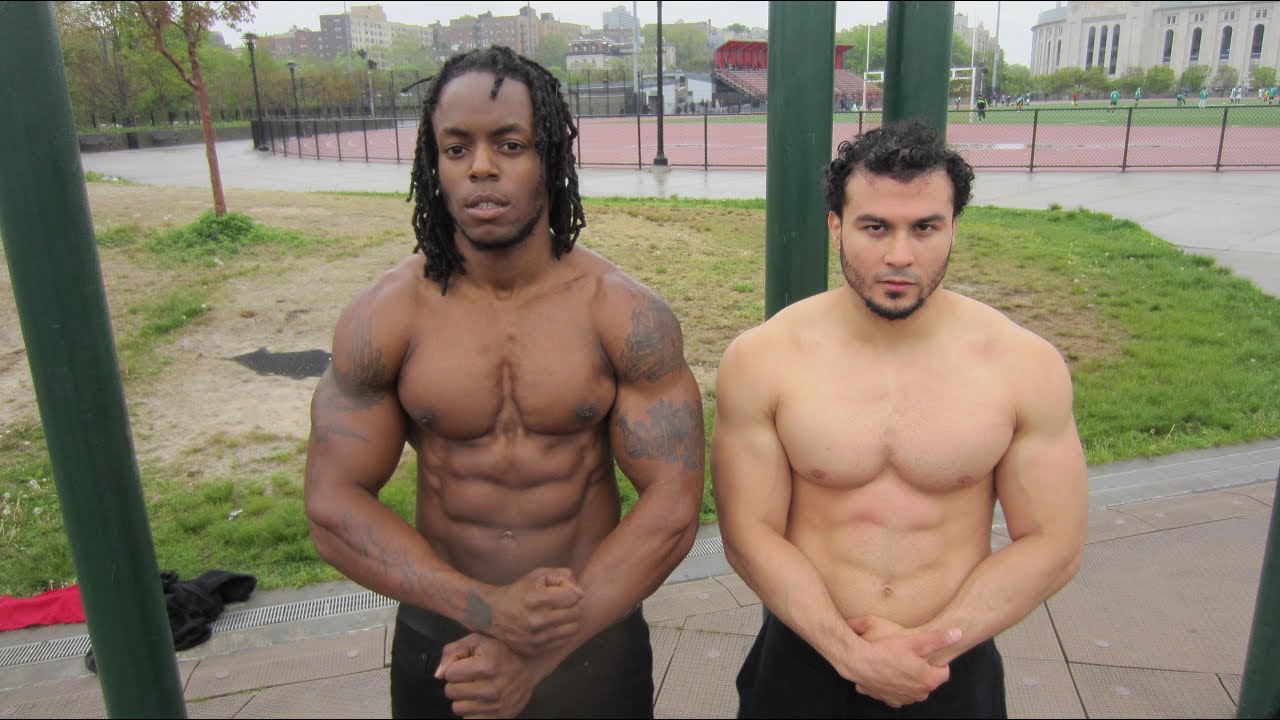 Superhuman Strength Calisthenics Battle - Shredda vs. Eric Rivera ...