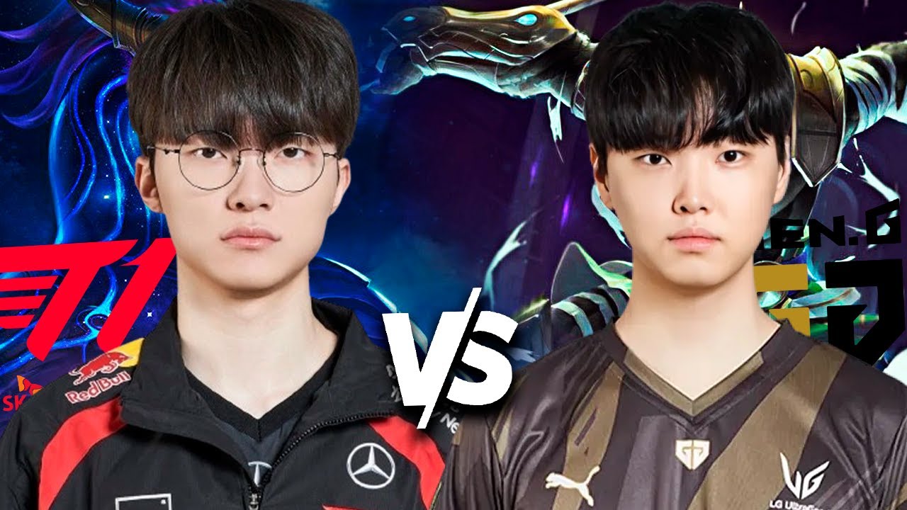 FAKER de AURELION vs CHOVY de NASUS - T1 vs GENG no MID - DK MOHAN ...