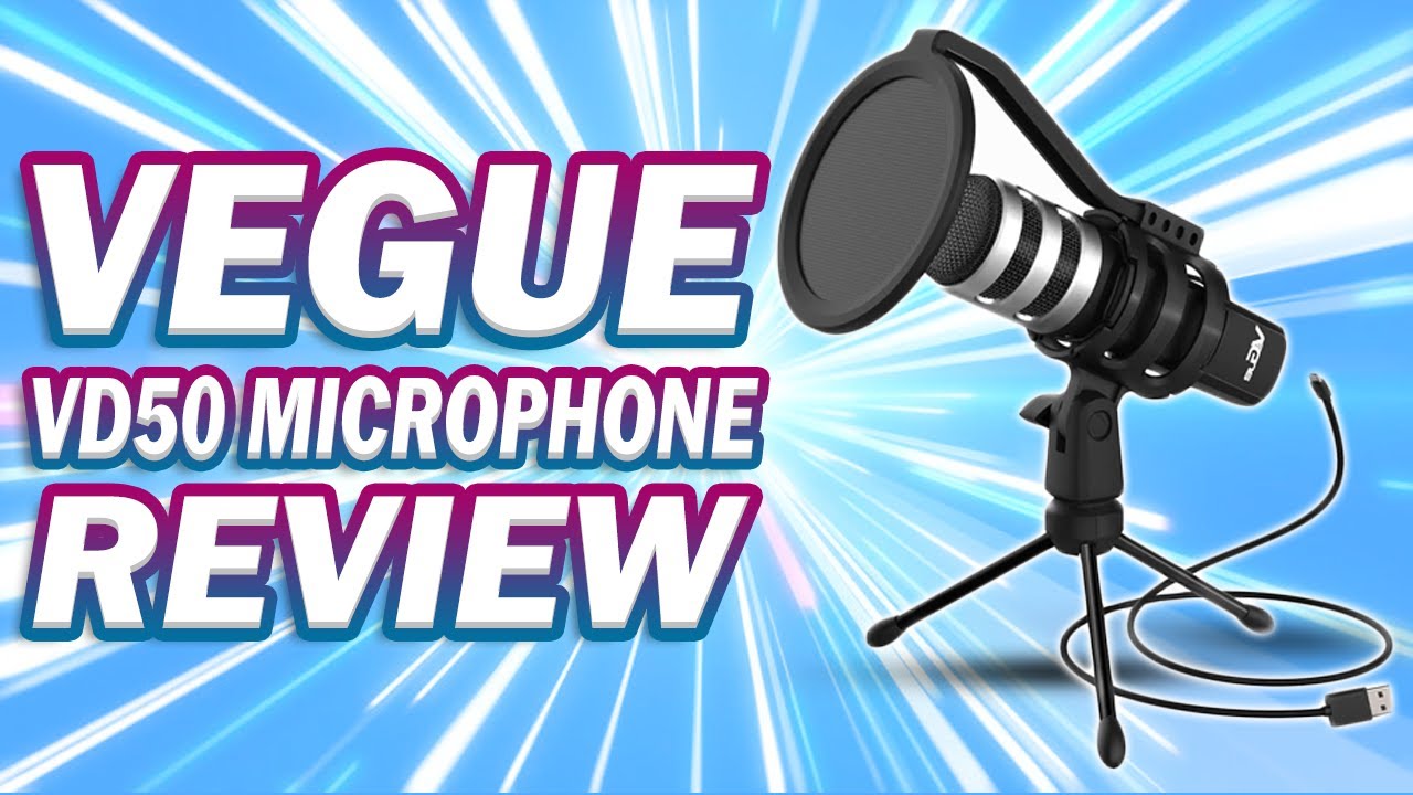 Budget Microphone for YouTube (VeGue’s VD50 Condenser Microphone Review ...