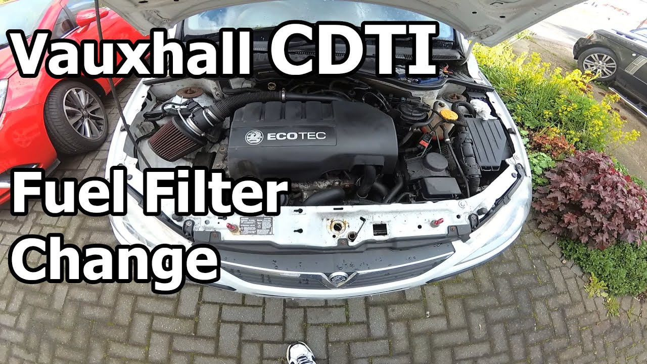 How To Replace Fuel Filter - Vauxhall Corsa / Combo CDTI - YouTube