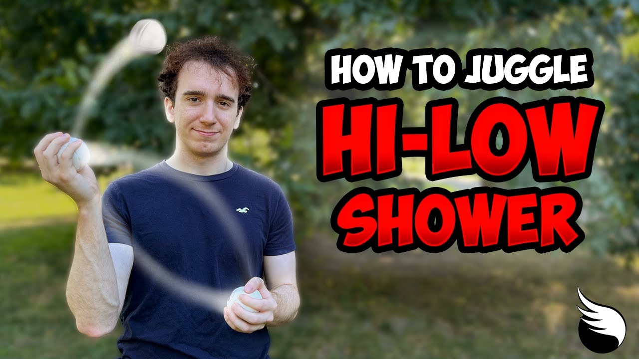How to Juggling Hi-Low Shower - YouTube