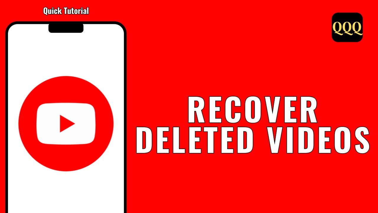 How To Recover Deleted YouTube Videos - YouTube