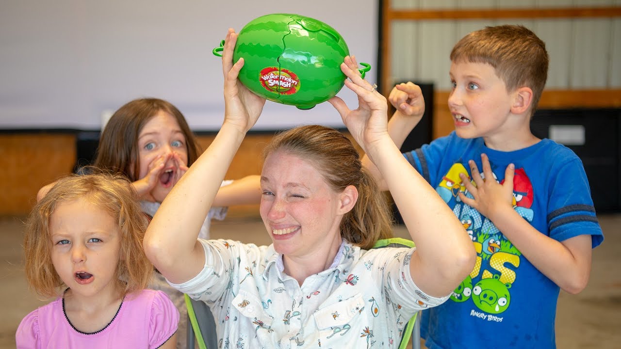 Watermelon Smash Game Challenge for Kids Surprise Toys Blind Bags ...
