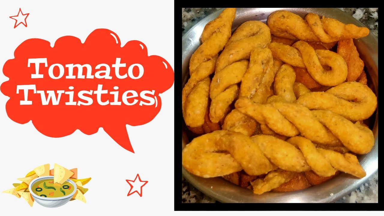 Tomato Twisties || Crispy Tomato Nachos || Tasty Tea Time Snacks ...