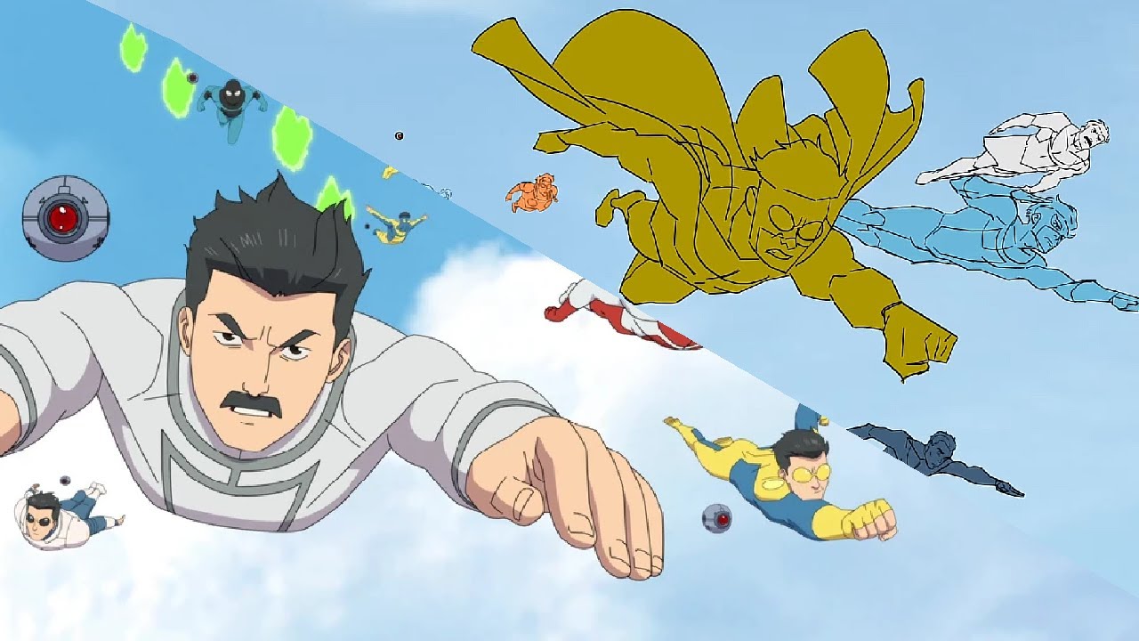 Storyboard vs Airing for Invincible War - YouTube