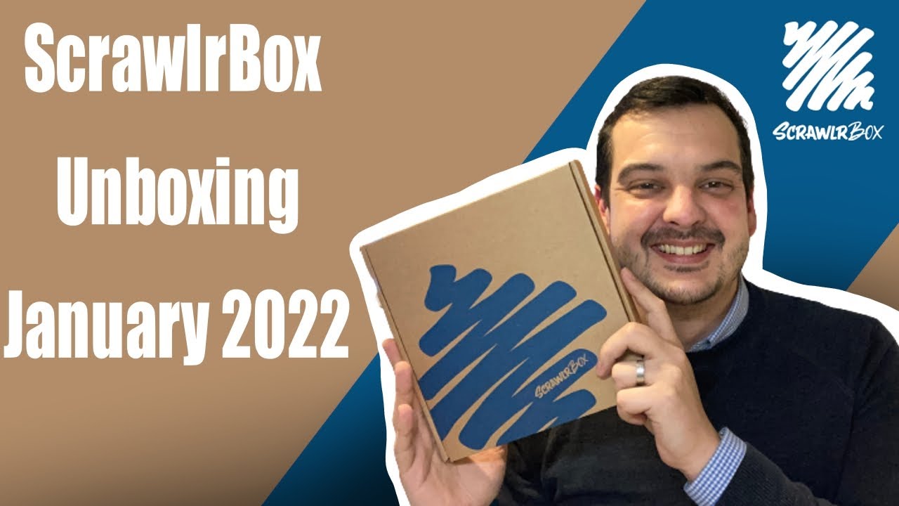 Scrawlrbox Unboxing January 2022 Youtube