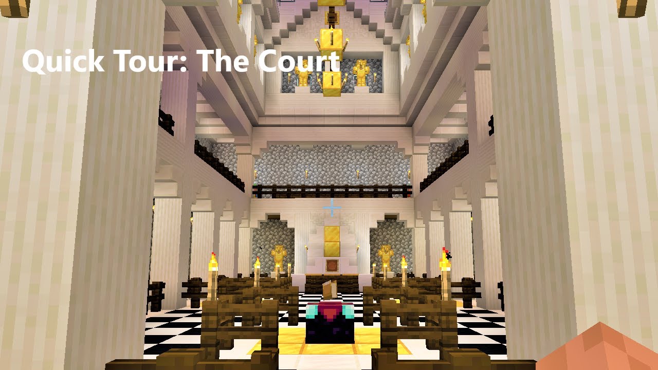 Quick Tour: Courtroom - Minecraft World Tour - YouTube