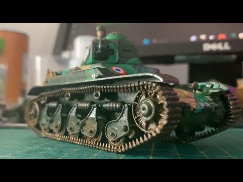 How I made this Tamiya French tank! - YouTube