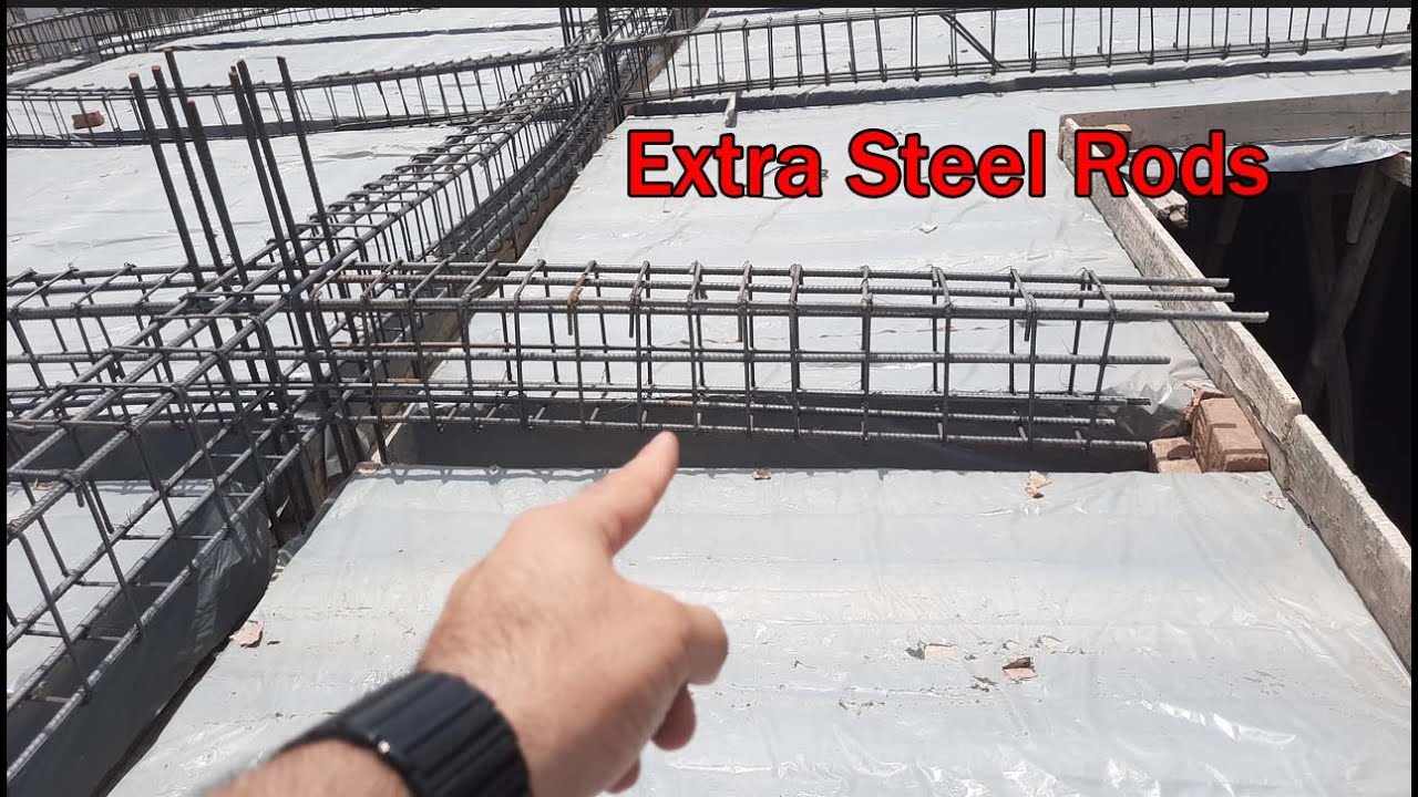 How to Place Extra Rods in Steel Structure Design - YouTube