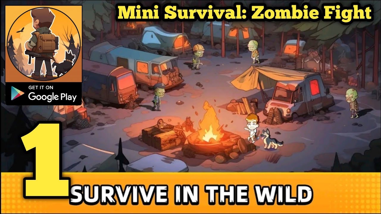 Mini Survival: Zombie Fight Gameplay Walkthrough Part 1 (Android) - YouTube
