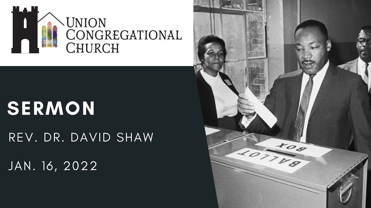 Sermon: Jan. 16, 2022 Rev. David Shaw - YouTube