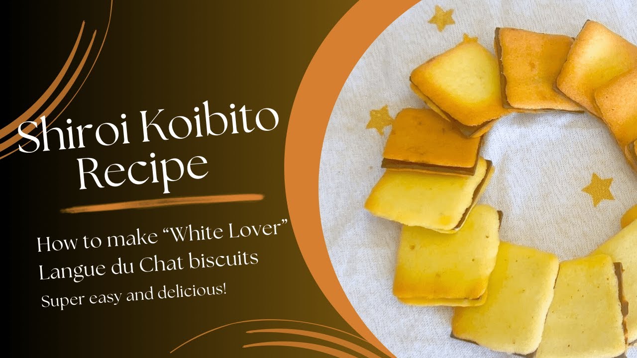 How to make Shiroi Koibito (White Lover) biscuits - YouTube