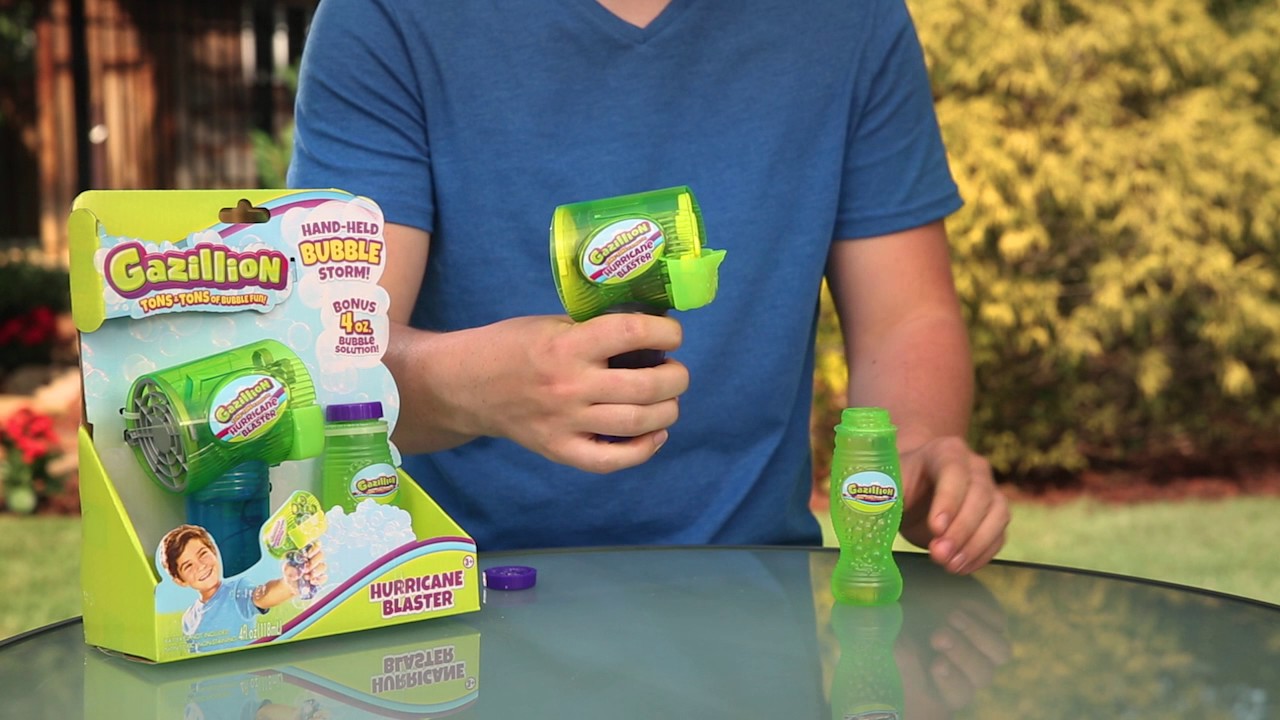 Gazillion Bubbles HURRICANE BLASTER - How to video - YouTube