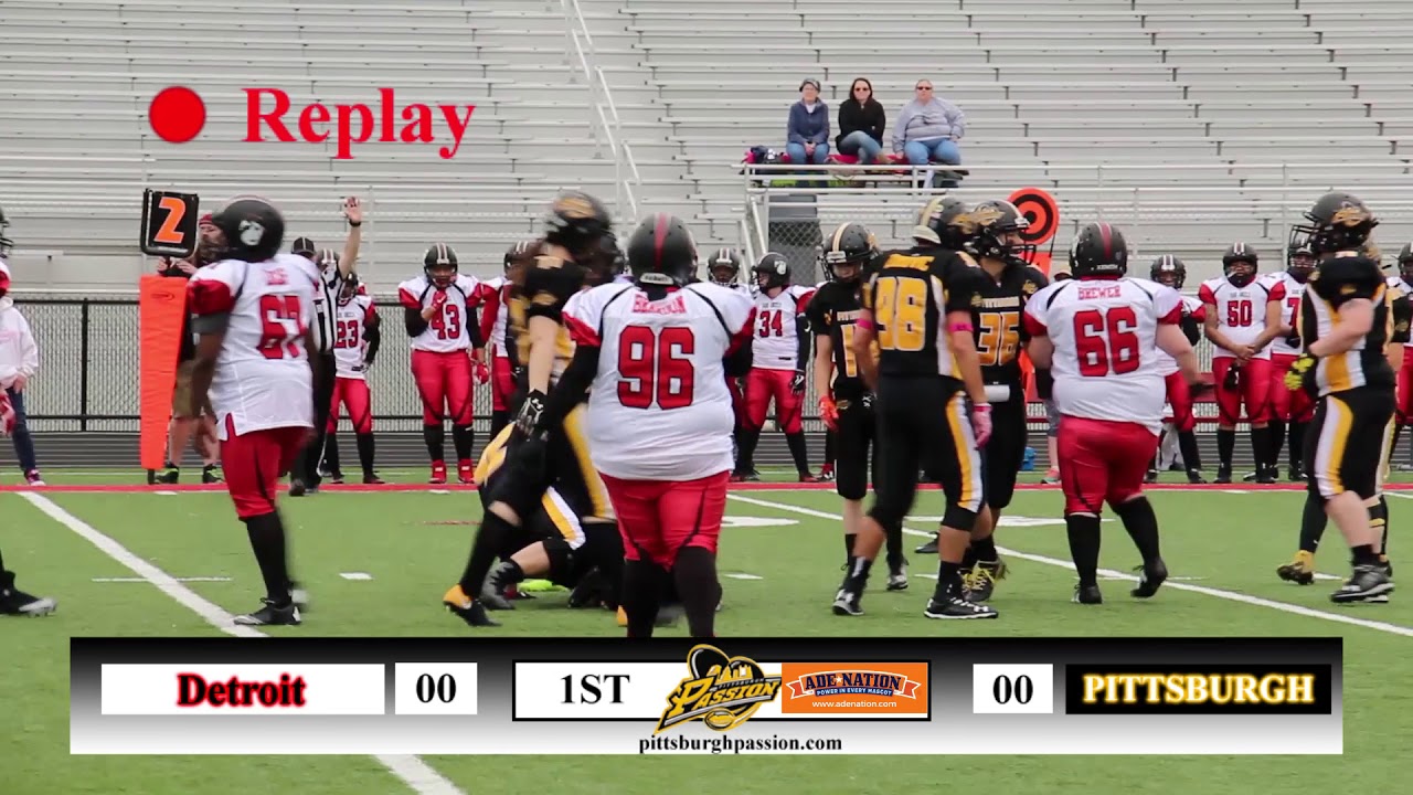 2018 Pittsburgh Passion vs Detroit Dark Angels - YouTube