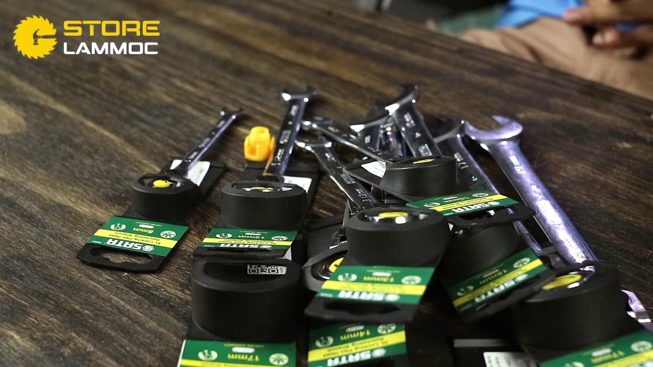 Review Cờ lê Tự động Lắc Léo 46805- Hàng cao cấp của SATA - YouTube