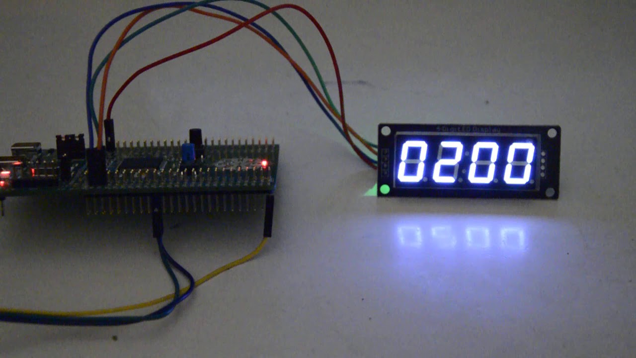 LED displej s řadičem TM1367 - YouTube