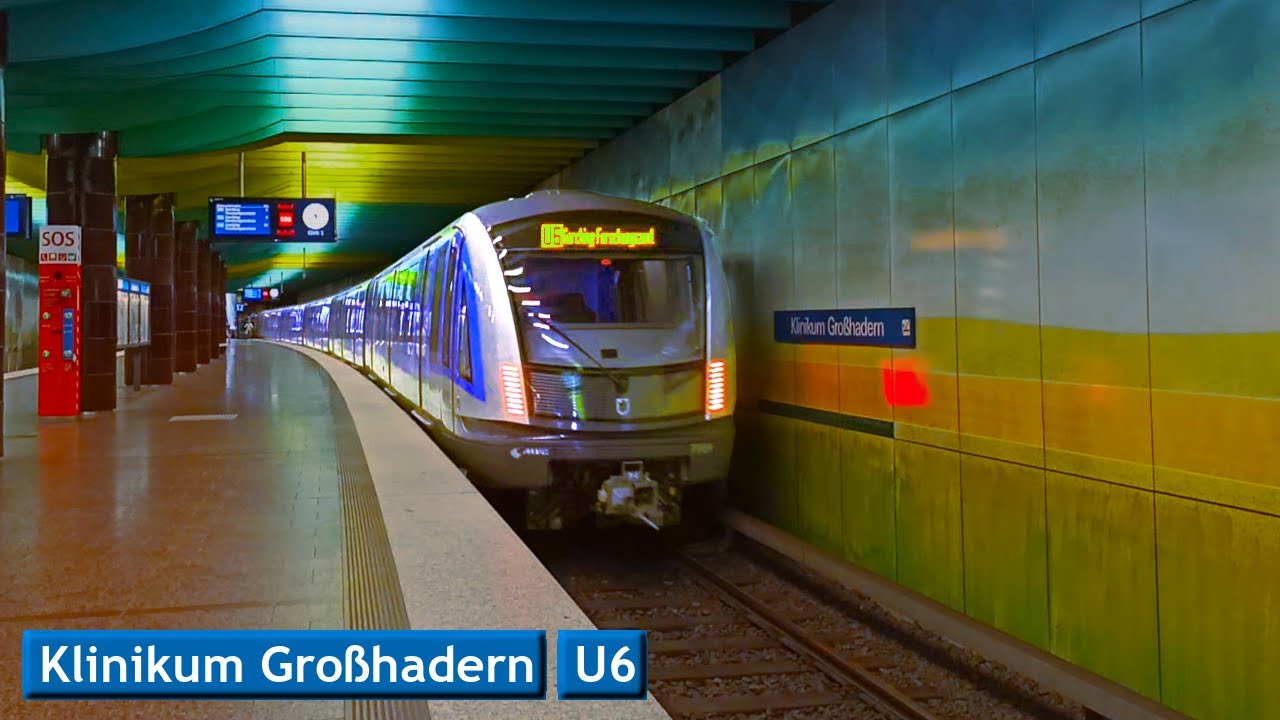 Klinikum Großhadern | Line U6 : Munich U-Bahn ( MVG C2 ) - YouTube