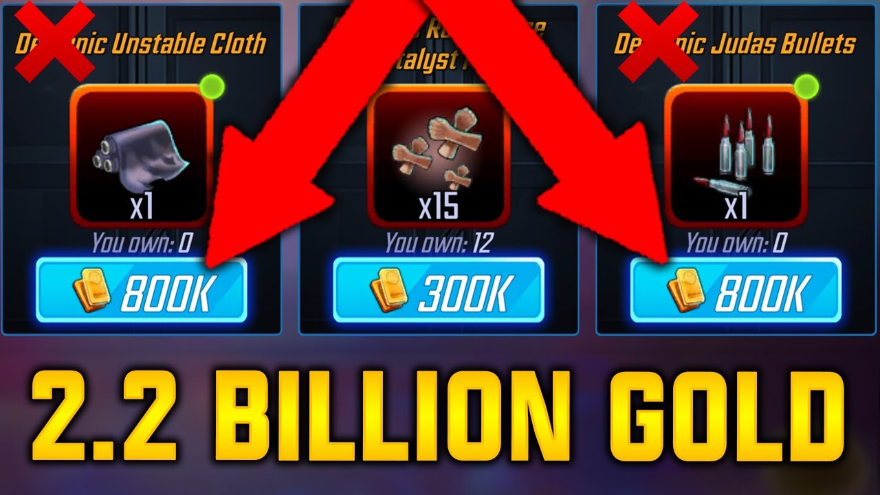 2.2 BILLION GOLD TO FINISH DD7? RED GEAR IS EXPENSIVE - MARVEL Strike ...