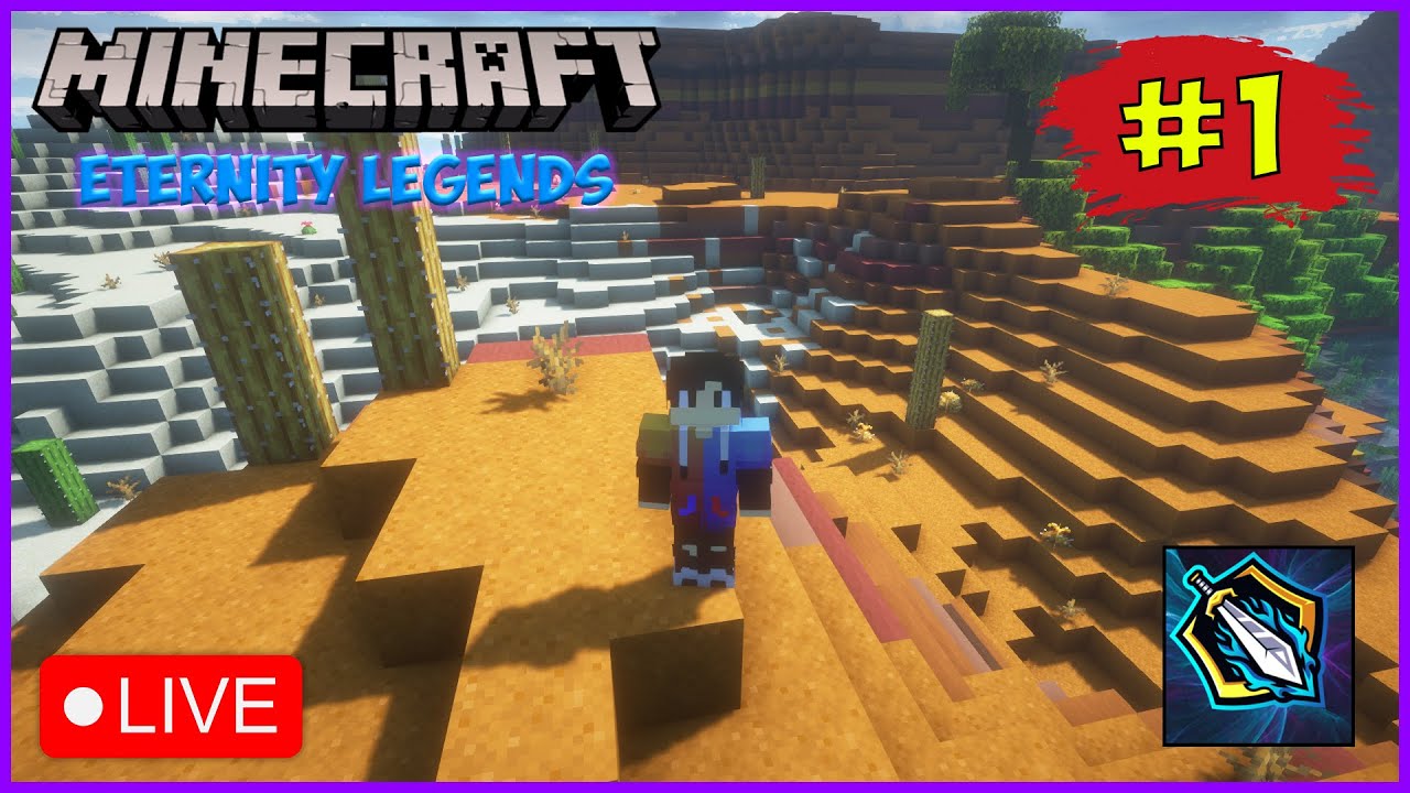 [🔴LIVE] PETUALANGAN BARU DI DUNIA KEABADIAN !!! - MINECRAFT ETERNITY ...