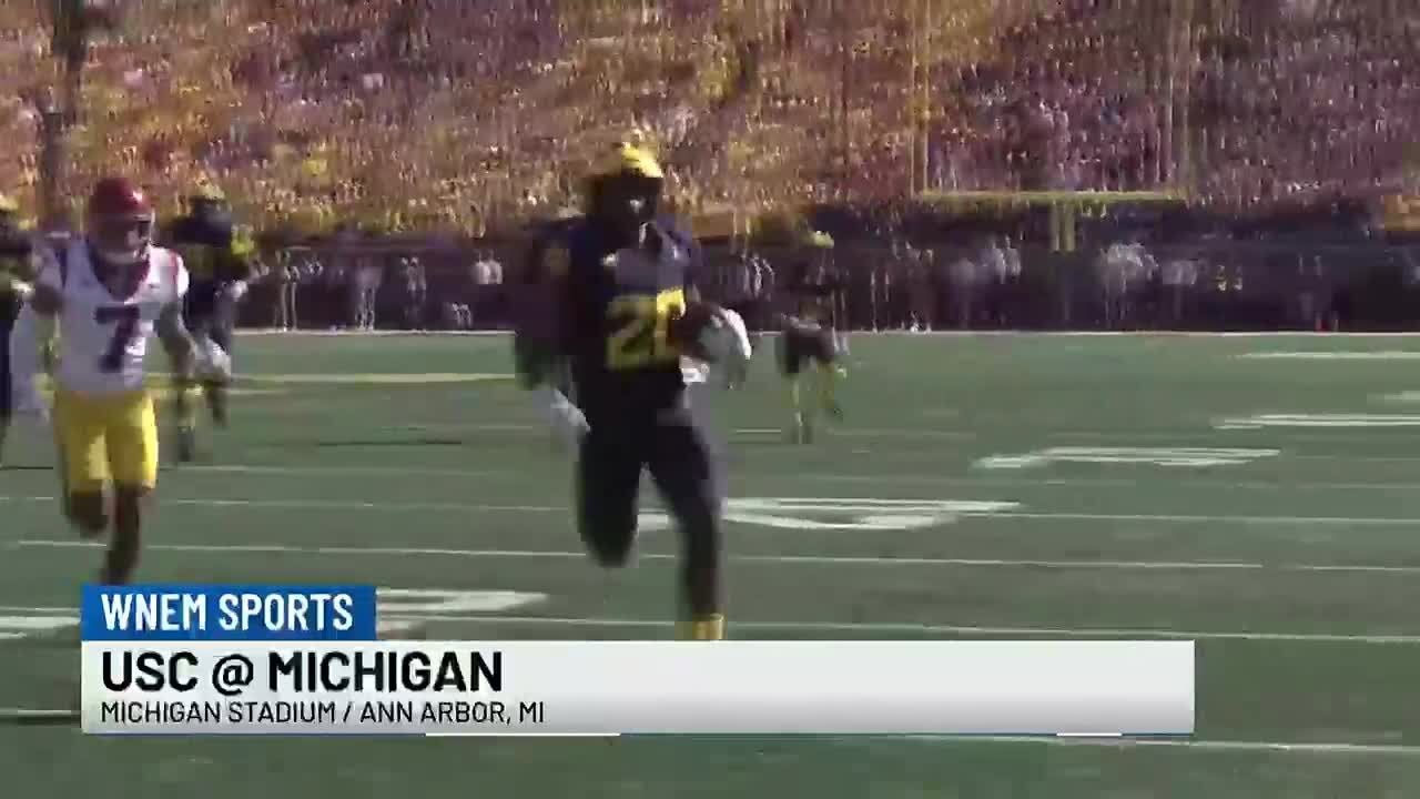 #18 Michigan runs for 290 yards against #11 USC to get the tough win 27 ...