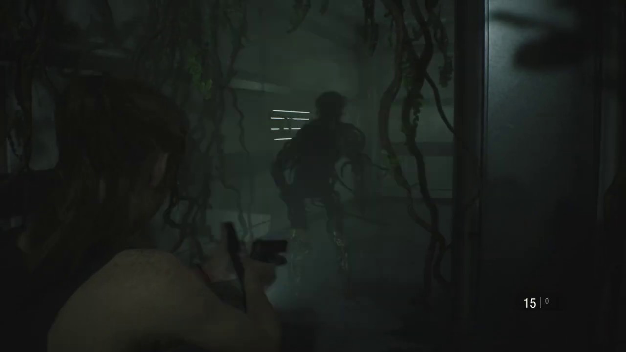 Resident Evil 2 Remake: Claire Fights an Ivy - YouTube