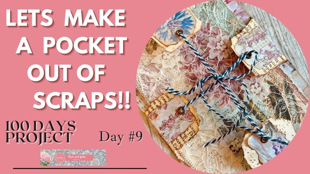 😍LETS MAKE A POCKET OUT OF SCRAPS!! Brilliant, Quick and Easy. - YouTube