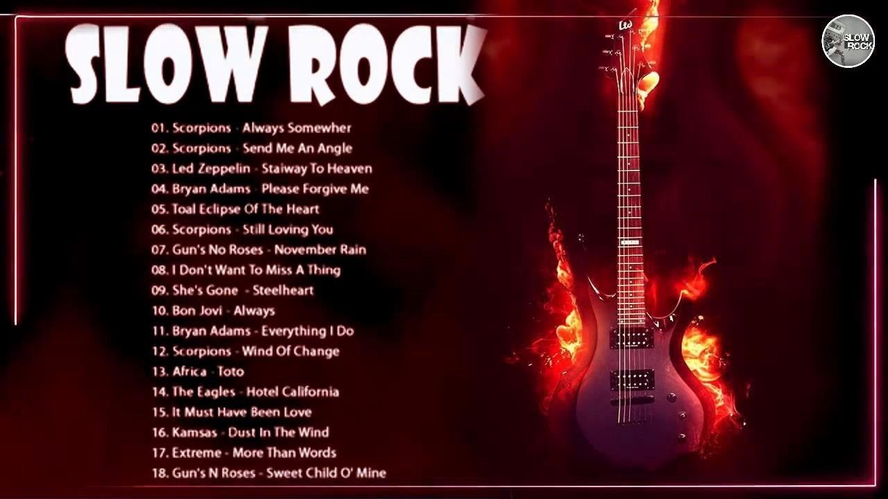 Best Slow Rock Ballads Of 80's, 90's Playlist 📻 Rock Love Song Nonstop ...