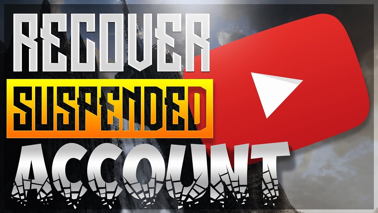 "Youtube account suspended" here is the solution?? - YouTube