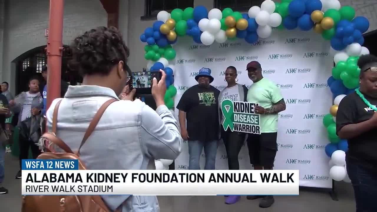 Alabama Kidney Foundation holds annual walk - YouTube
