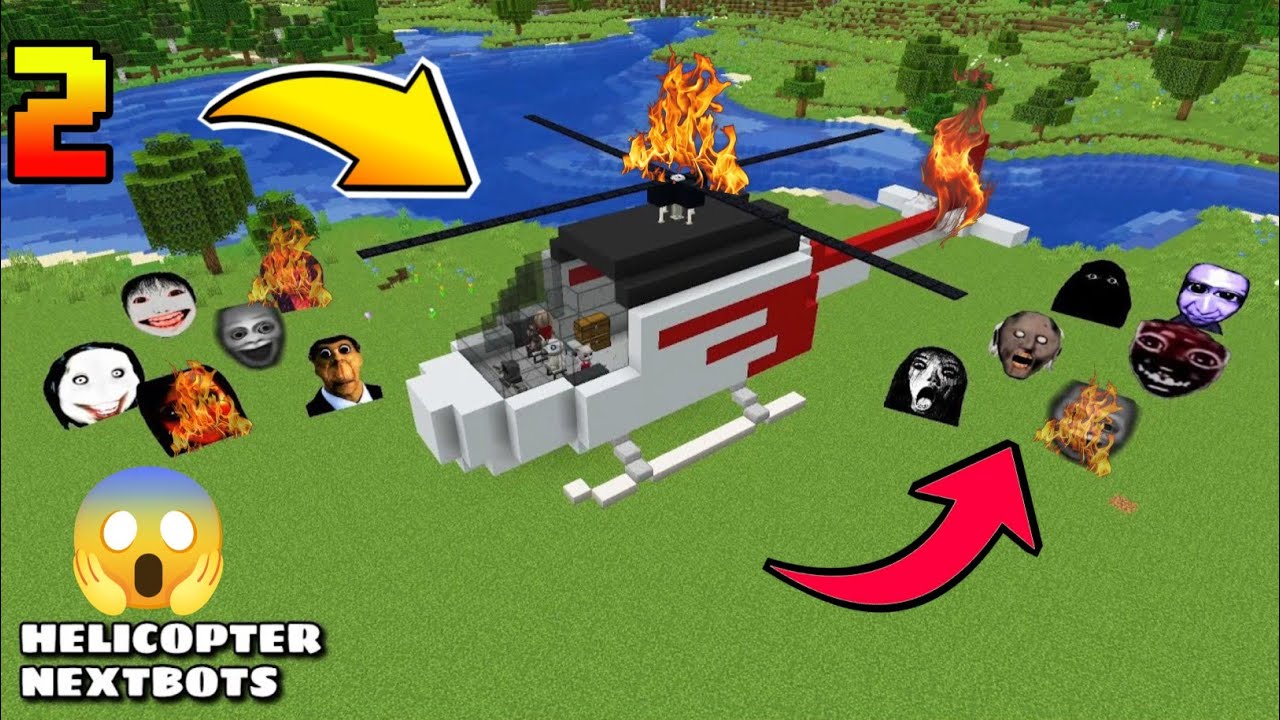 I Found an Unlimited Nexbot Army!😨😱 Fighting to Protect Our Helicopter ...