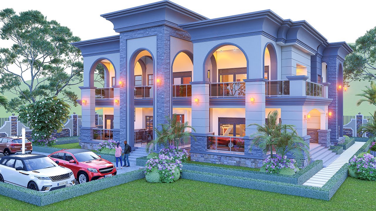 Project 26 : 6-Bedroom Contemporary Stored House Design! [21.5mx25m ...