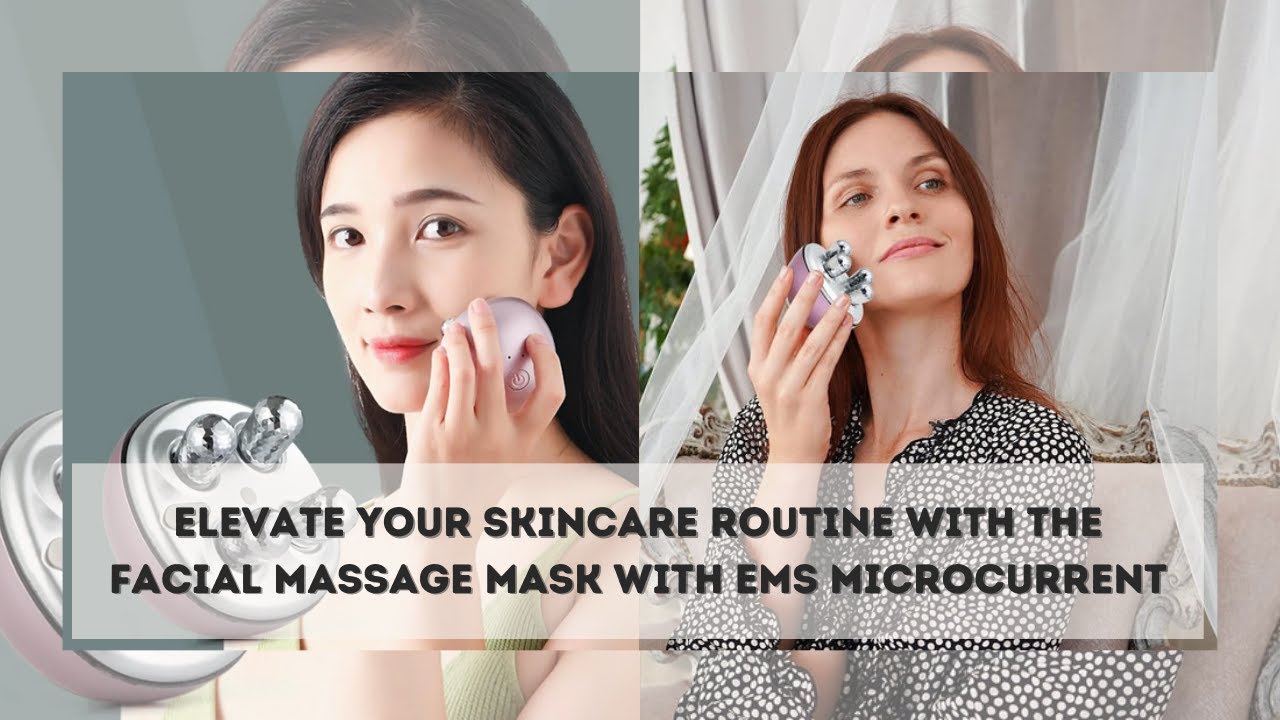 Facial Massage Mask with EMS Microcurrent for Skin Care - Massage ...