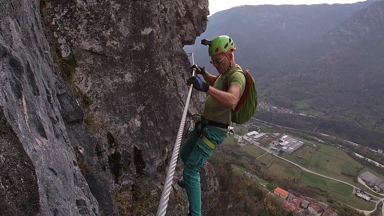 Via ferrata Anelli delle Anguane - Val D'Astico - YouTube