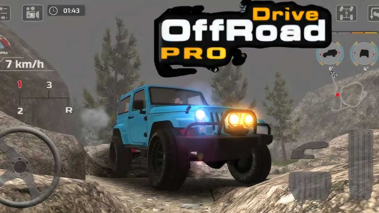 best heavy graphics off-road game | drive through mountains - YouTube